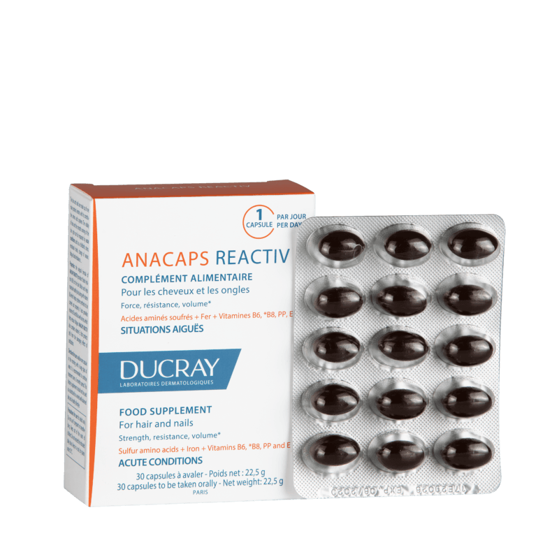 DUCRAY ANACAPS REACTIV 30 CAPSULES | Pharmacie ABMpharma, pharmacie et ...