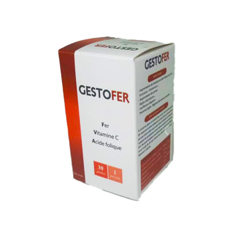 GESTOFER 30GELLULES | Pharmacie ABMpharma, pharmacie et parapharmacie à ...