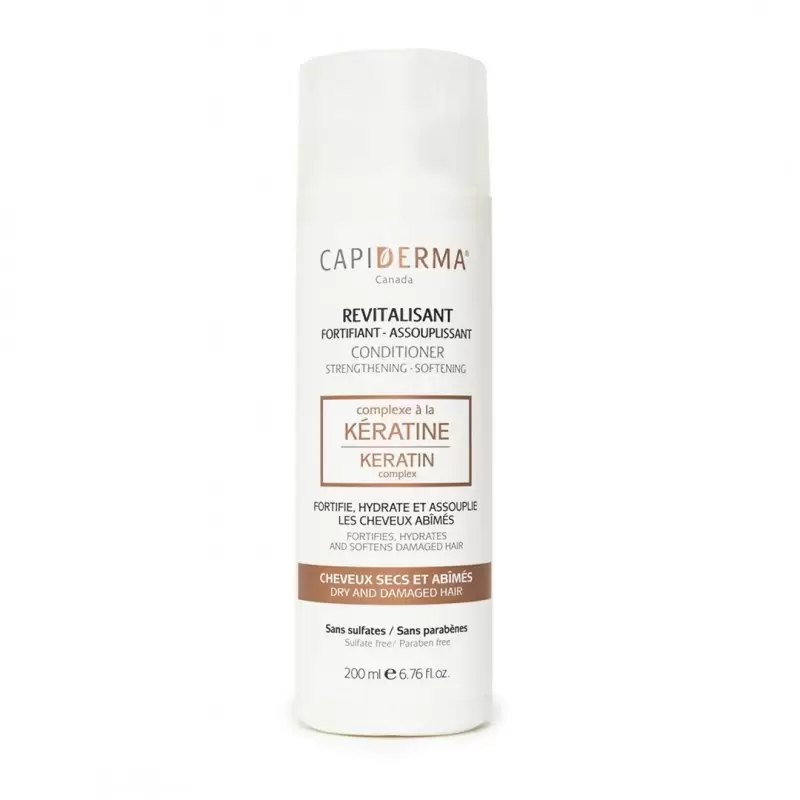 CAPIDERMA APRES SHAMPOING REVITALISANT FORTIFIANT CHEVEUX SECS ET ...