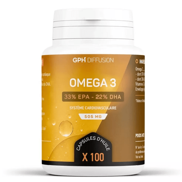 Acheter GPH DIFFUSION OMEGA 3 100 CAPSULES au Meilleur Prix au Maroc ...
