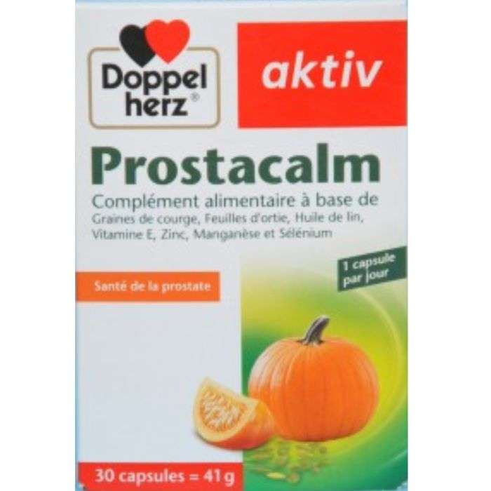 DOPPELHERZ PROSTACALM SANTE DE PROSTATE 30 CAPSULES - Pharmacie ...