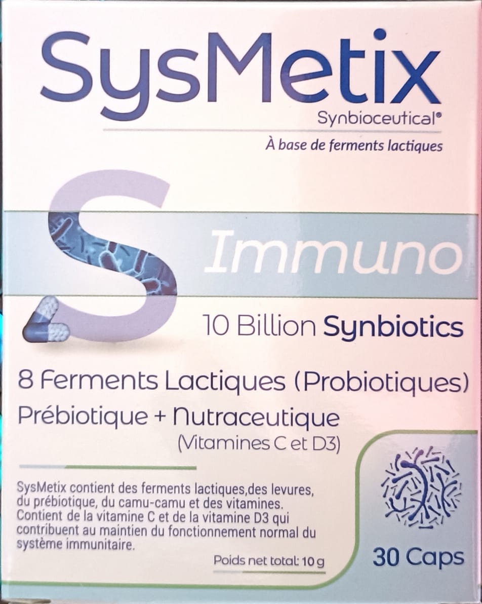PROBIOTIC SYSMETIX 10 BILLION 30 caps | Pharmacie ABMpharma, pharmacie ...