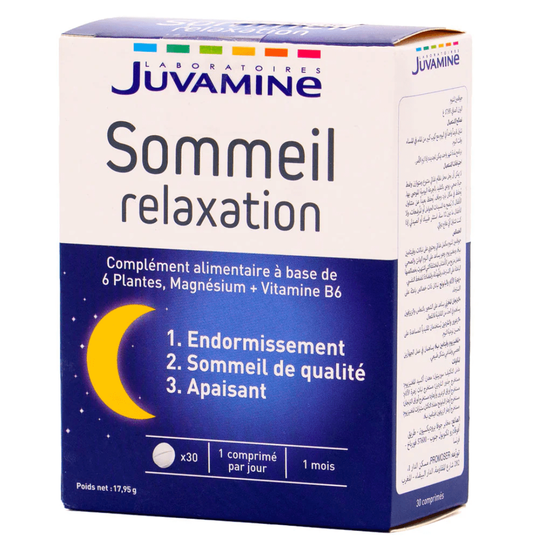 Acheter JUVAMINE SOMMEIL RELAXATION 30 COMPRIMES au Meilleur Prix au ...